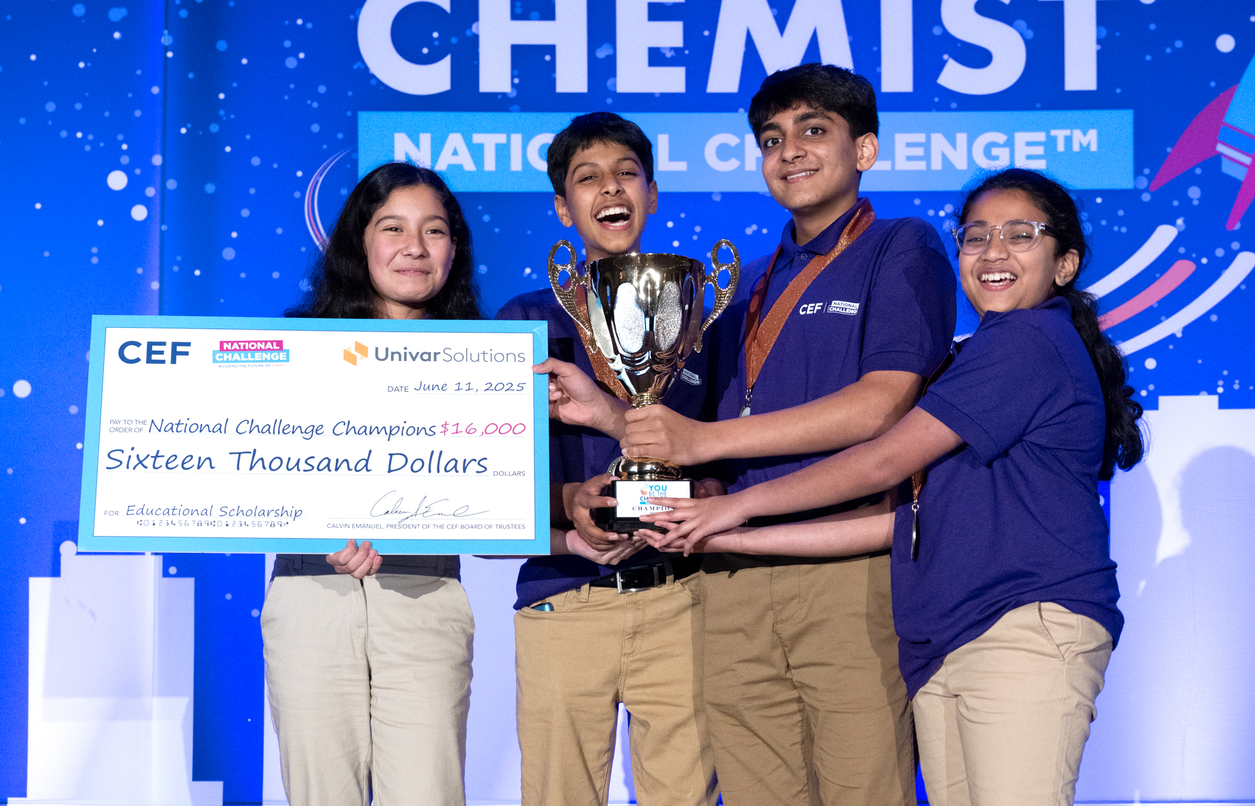 The Science Scholars Sandbox Team from Illinois Wins CEF's 2025 ...